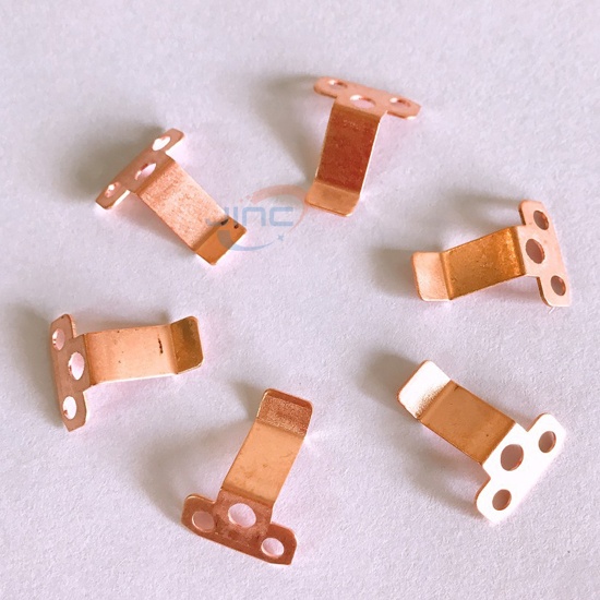 Power switch shrapnel copper stamping parts copper tin plating